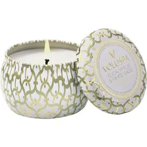 Voluspa Mini Tin Candle - Eucalyptus & White Sage