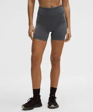Lululemon High-rise Training Short - Solar Grey/coal