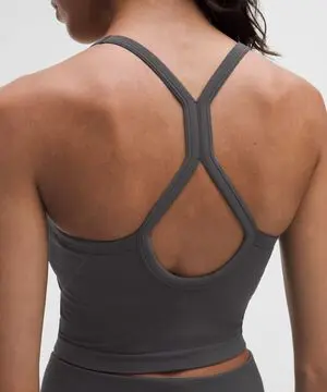 Lululemon Get Low Cross-back Training Tank Top - Black/graphite Grey