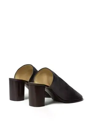 LEMAIRE Block-heel Mules - Brown