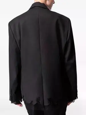 ARTICLE TEN Lace-detailed Blazer