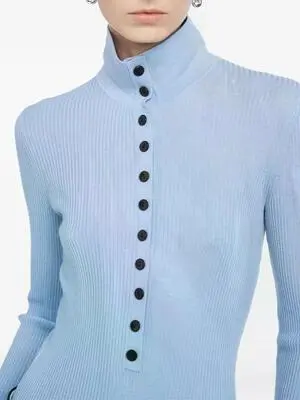 Maria Mcmanus Long-sleeve Button Polo Shirt