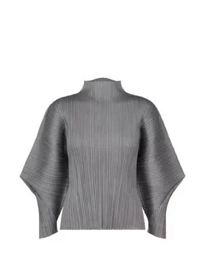 Pleats Please Issey Miyake Long Sleeve Blouses