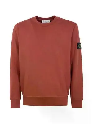 Stone Island Long-sleeve Logo-patch Sweatshirt