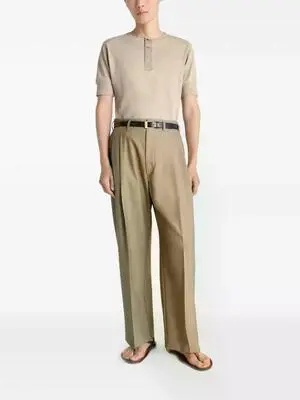 LEMAIRE Pleated Tailored Trousers - Neutrals