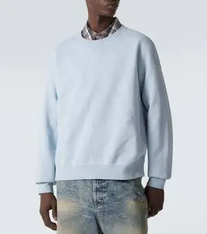 Visvim Jumbo Cotton Jersey Sweatshirt - Blue