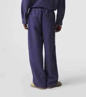Studio Nicholson Sonny Cotton And Linen Wide-leg Pants