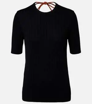 Plan C Ribbed Knit Top