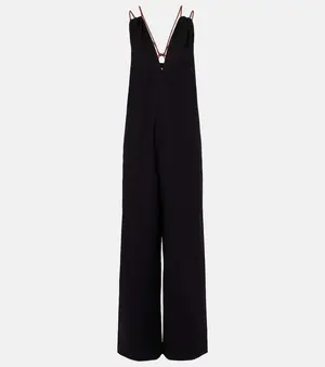 Plan C Cotton Crepe Jumpsuit - Black