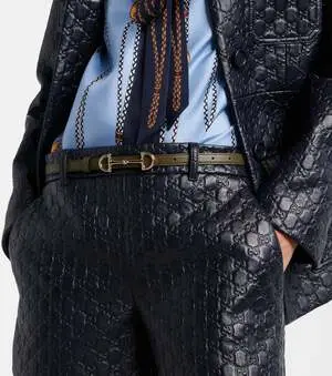 Gucci Horsebit Reversible Leather Belt