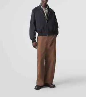 Studio Nicholson Bosworth Cotton Twill Wide-leg Trousers