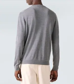 ALLUDE Virgin Wool Crewneck Sweater