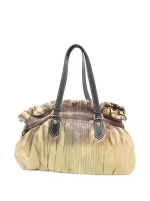 Etro Pleated Ombre Leather Shoulder Bag