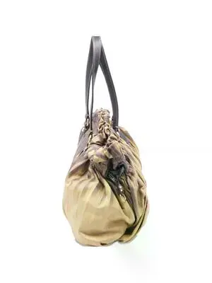 Etro Pleated Ombre Leather Shoulder Bag