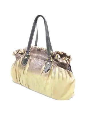 Etro Pleated Ombre Leather Shoulder Bag