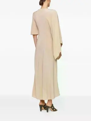 JOSEPH Asymmetric-sleeve Midi Dress