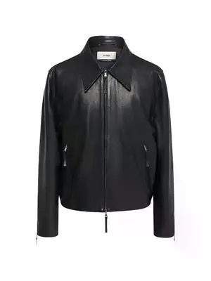 O.FILES Leather Jacket