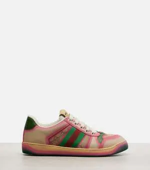Gucci Screener Leather Sneakers