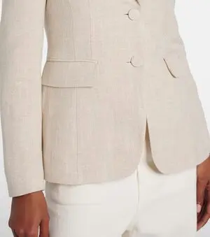 Altuzarra Fenice Linen-blend Blazer