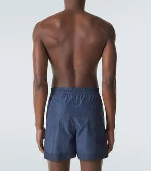 Gucci Interlocking G Poplin Swim Trunks