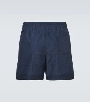 Gucci Interlocking G Poplin Swim Trunks
