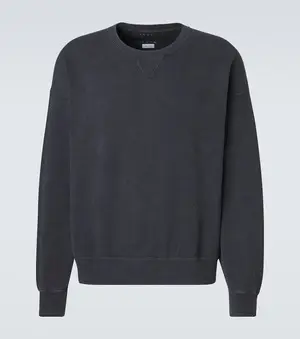 Visvim Jumbo Cotton Jersey Sweatshirt - Black
