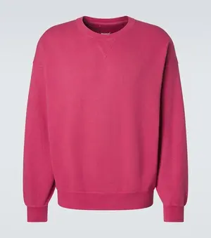 Visvim Jumbo Cotton Jersey Sweatshirt - Red