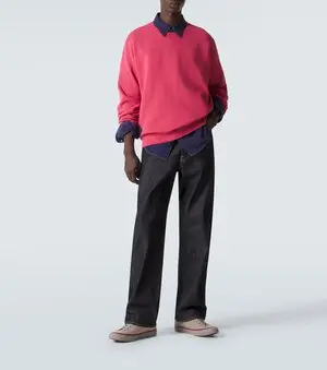 Visvim Jumbo Cotton Jersey Sweatshirt - Red