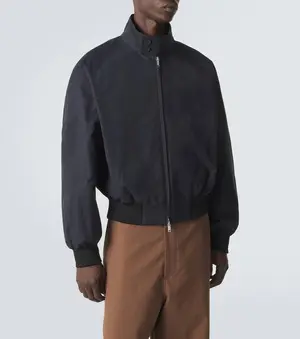 Studio Nicholson Cotton-blend Bomber Jacket - Blue