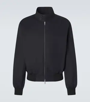 Studio Nicholson Cotton-blend Bomber Jacket - Blue