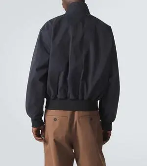 Studio Nicholson Cotton-blend Bomber Jacket - Blue