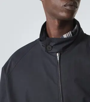 Studio Nicholson Cotton-blend Bomber Jacket - Blue