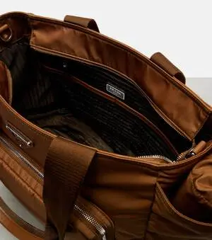 Prada Re-nylon Diaper Bag - Brown