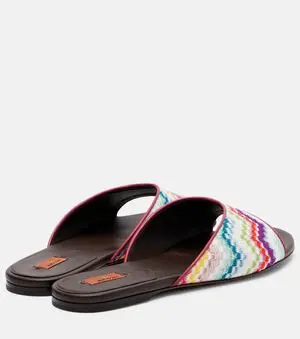 Missoni Liza Zigzag Mules - Multicoloured