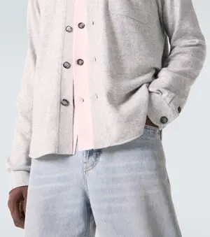 ALLUDE Cotton And Cashmere Overshirt