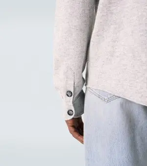 ALLUDE Cotton And Cashmere Overshirt