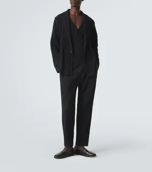Issey Miyake Homme Plissé Pleated Vest - Black