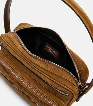 Acne Studios Camero Party Suede Shoulder Bag - Brown
