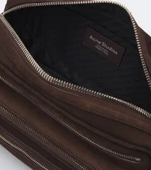 Acne Studios Suede Camera Bag - Brown