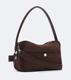 Acne Studios Suede Camera Bag - Brown