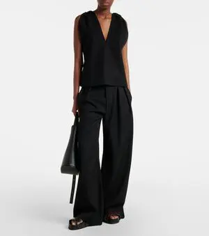 Plan C Cotton Crêpe Top