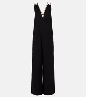 Plan C Cotton Crêpe Jumpsuit - Black