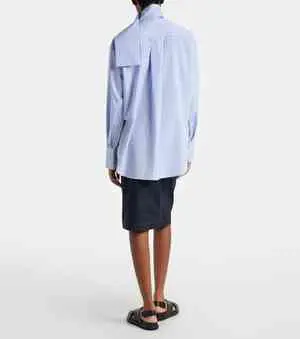 Plan C Cotton Midi Skirt