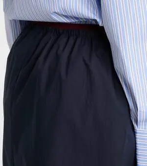 Plan C Cotton Midi Skirt