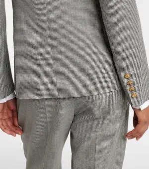 BLAZÉ MILANO Charmer Houndstooth Virgin Wool Blazer