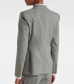 BLAZÉ MILANO Charmer Houndstooth Virgin Wool Blazer