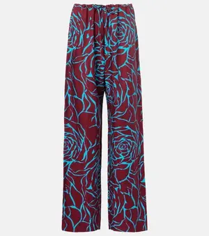 Dries Van Noten Floral Pants For Women