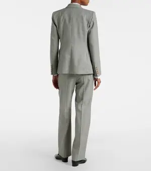 BLAZÉ MILANO Fox Houndstooth Straight Pants