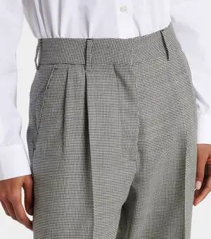 BLAZÉ MILANO Fox Houndstooth Straight Pants