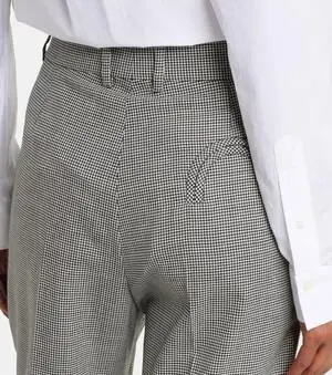 BLAZÉ MILANO Fox Houndstooth Straight Pants
